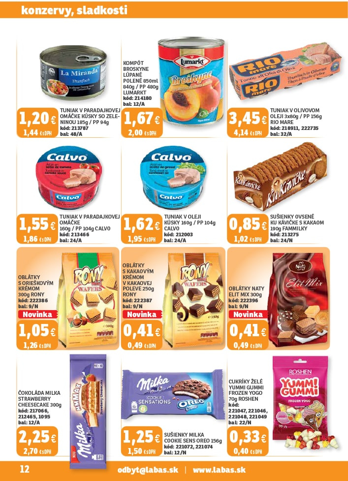 Magazín Labaš | LABAŠ, s.r.o. | Potraviny Labaš, s.r.o.