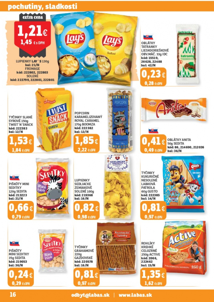 Magazín Labaš | LABAŠ, s.r.o. | Potraviny Labaš, s.r.o.