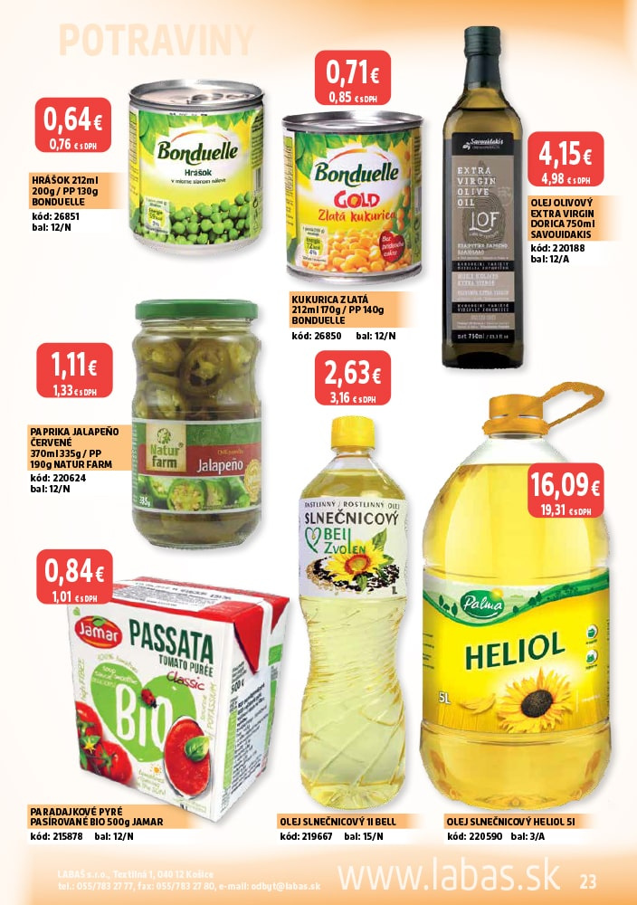 Magazín Labaš | LABAŠ, s.r.o.